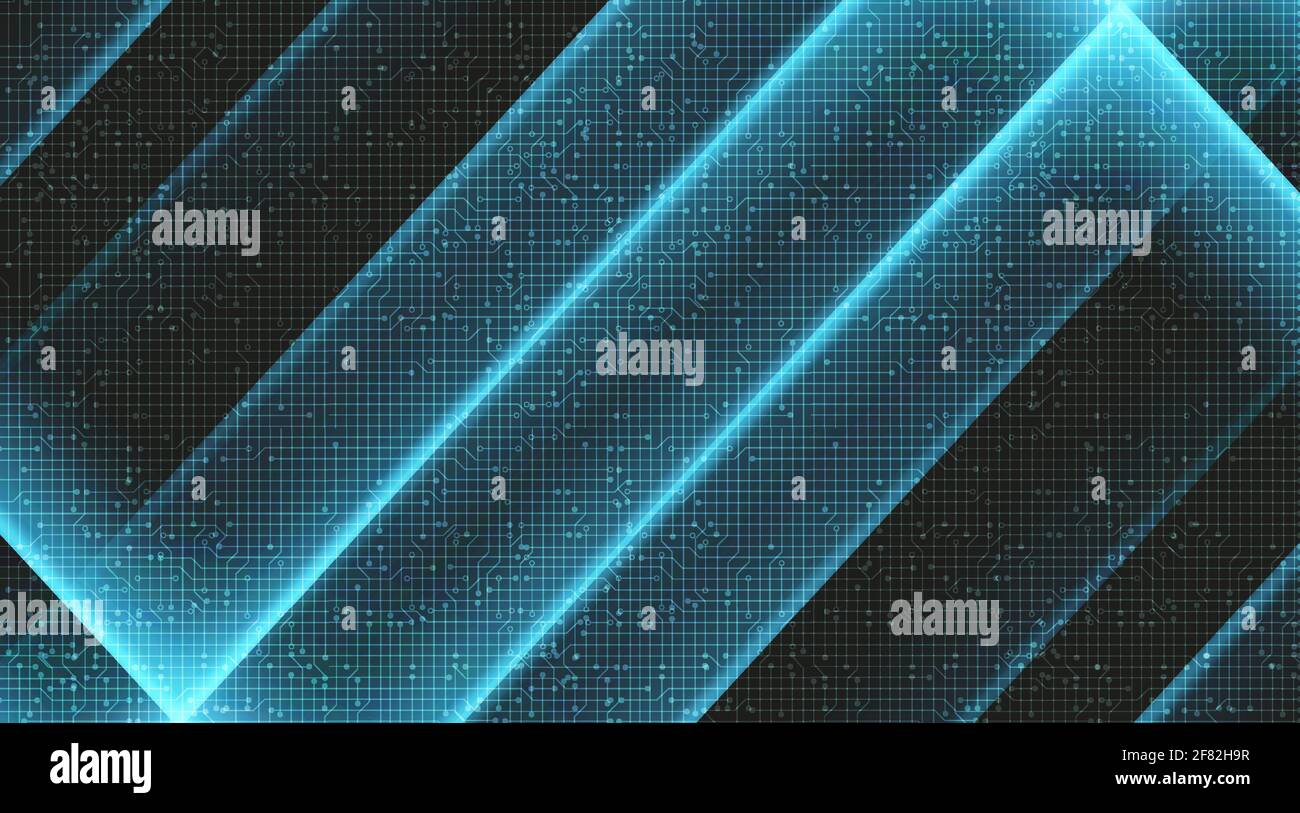 Neon Circuit Technology Background,Digital and Connection Concept ...