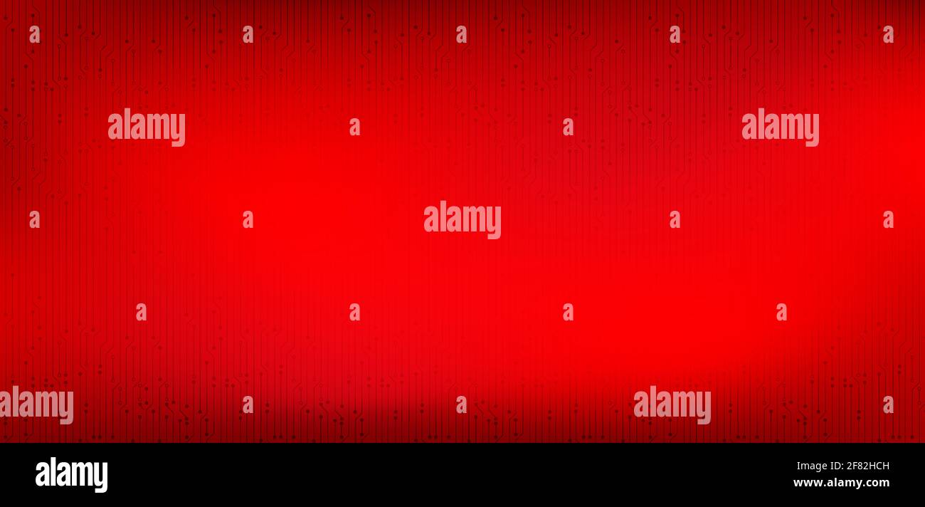 Modern Red Technology Background,Digital and Connection Concept design ...