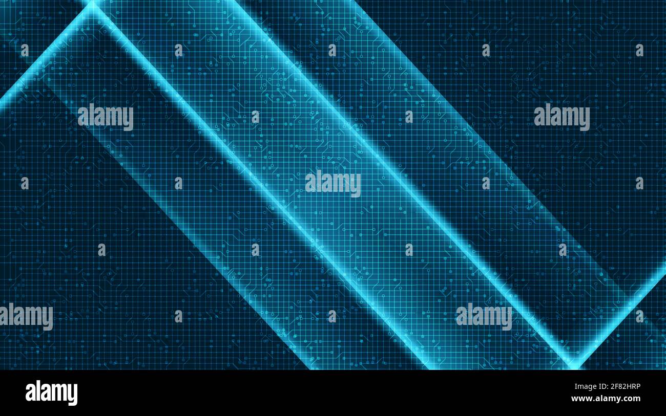Modern Neon Light Technology Background,Digital and Connection Concept ...