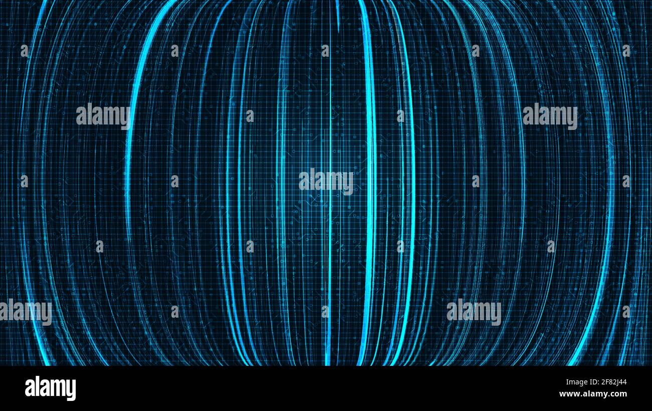 Cyber Lines on Blue technology Background,comic and Motion concept ...