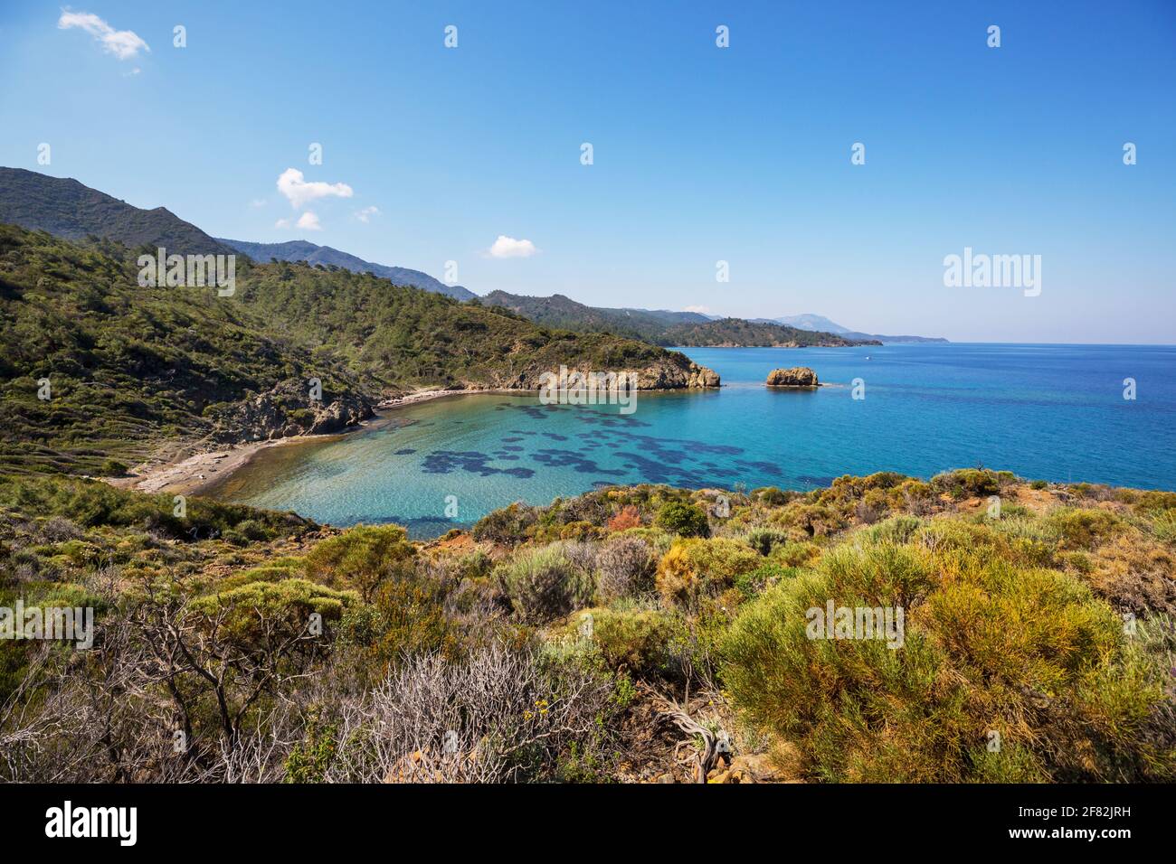 Beautiful sea coast in Turkey Stock Photo - Alamy