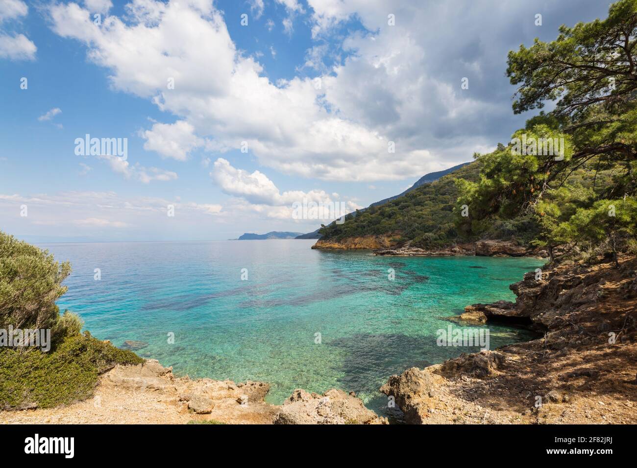 Beautiful sea coast in Turkey Stock Photo - Alamy