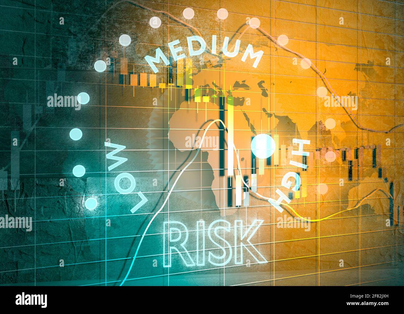 Risk level adjust between low and high. Regulator with neon shine scale ...