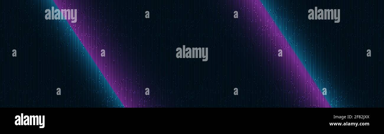 Panorama Technology Screen Background,Hi-tech Digital and sound wave ...