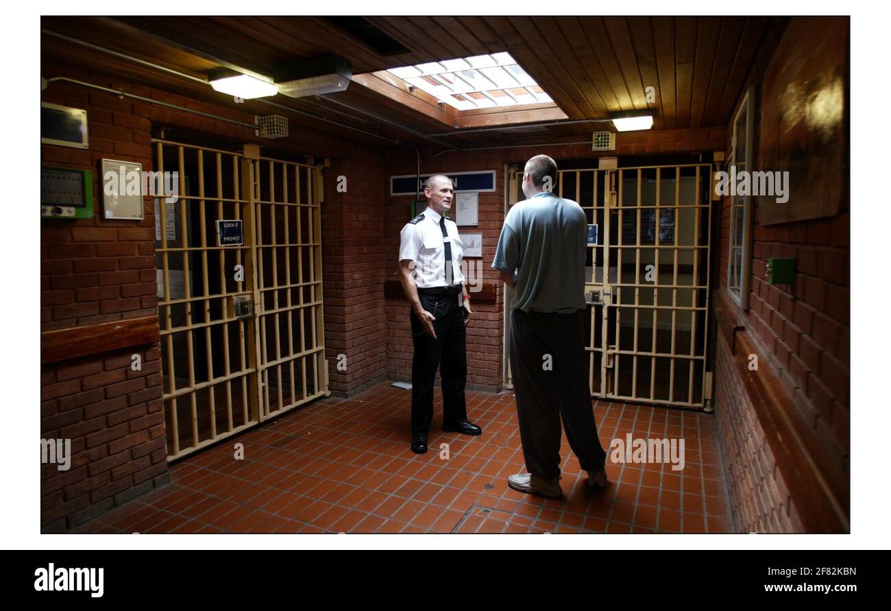Feltham Young Offenders institute....pic David Sandison 13/8/2004 Stock ...