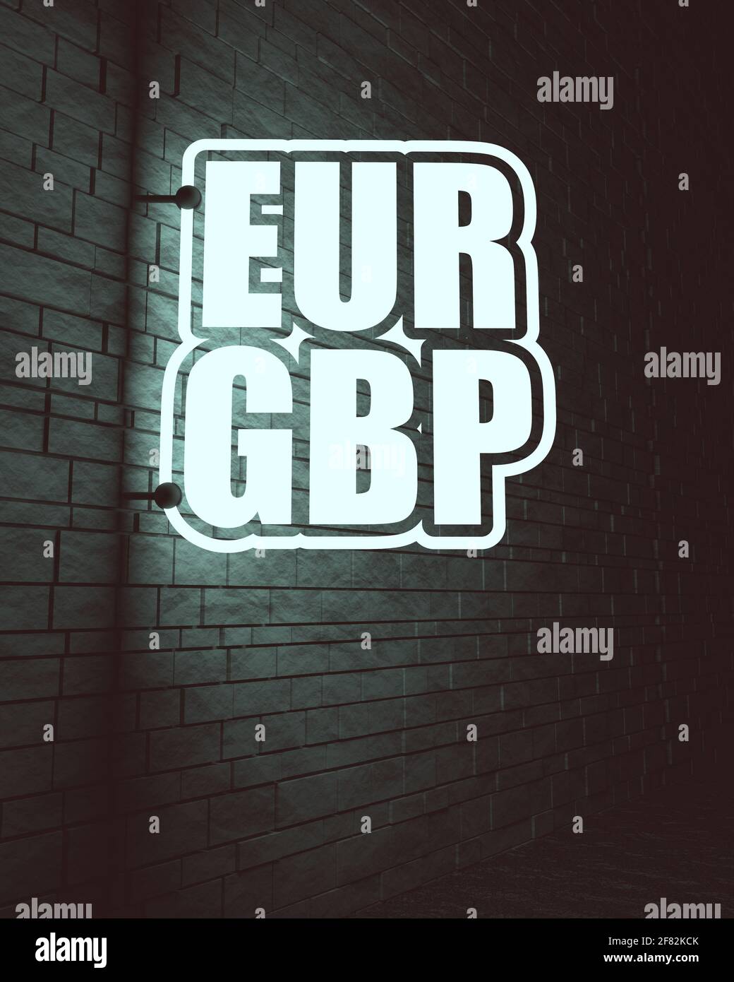 Financial market concept. Currency pair. Acronym EUR - European Union ...