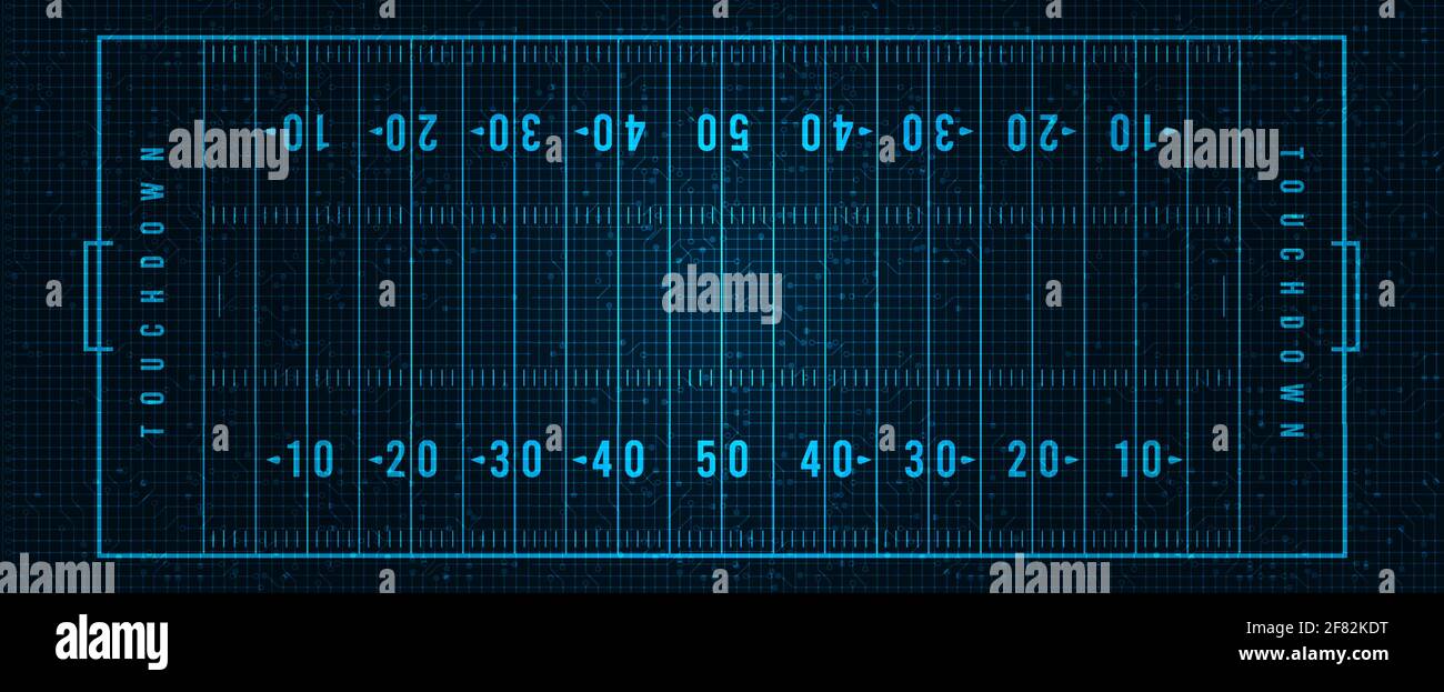 Nfl Football Field Diagram