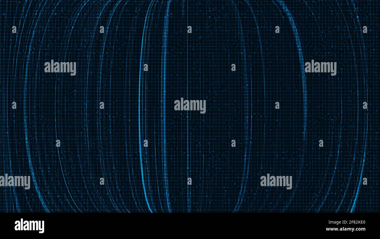 Electronic Lines on Blue technology Background,comic and Motion concept ...