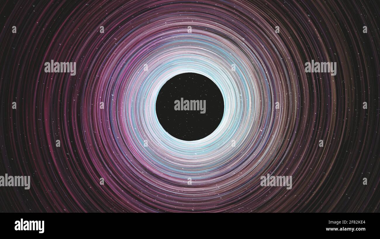 Giant Spiral Black Hole on Galaxy Background.planet and physics concept ...