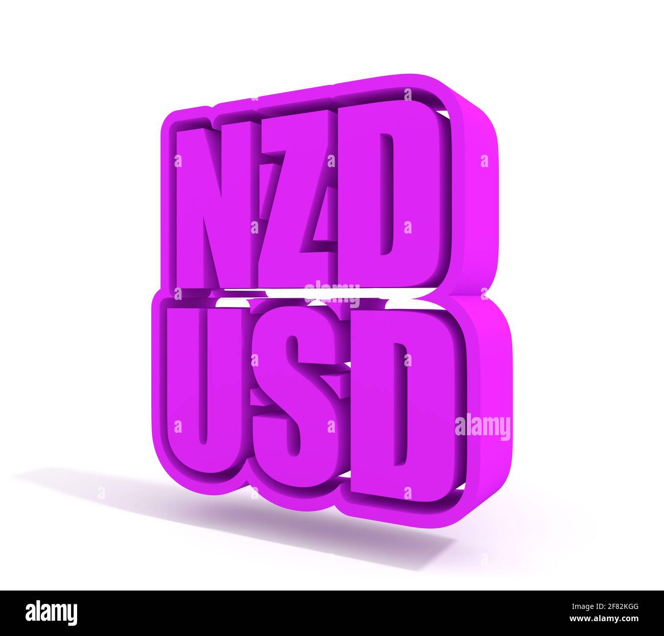 Financial market trading concept. Currency pair. Acronym NZD - New ...