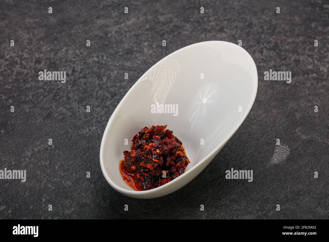Vietnamese Fried chili pepper sauce with oil Stock Photo - Alamy