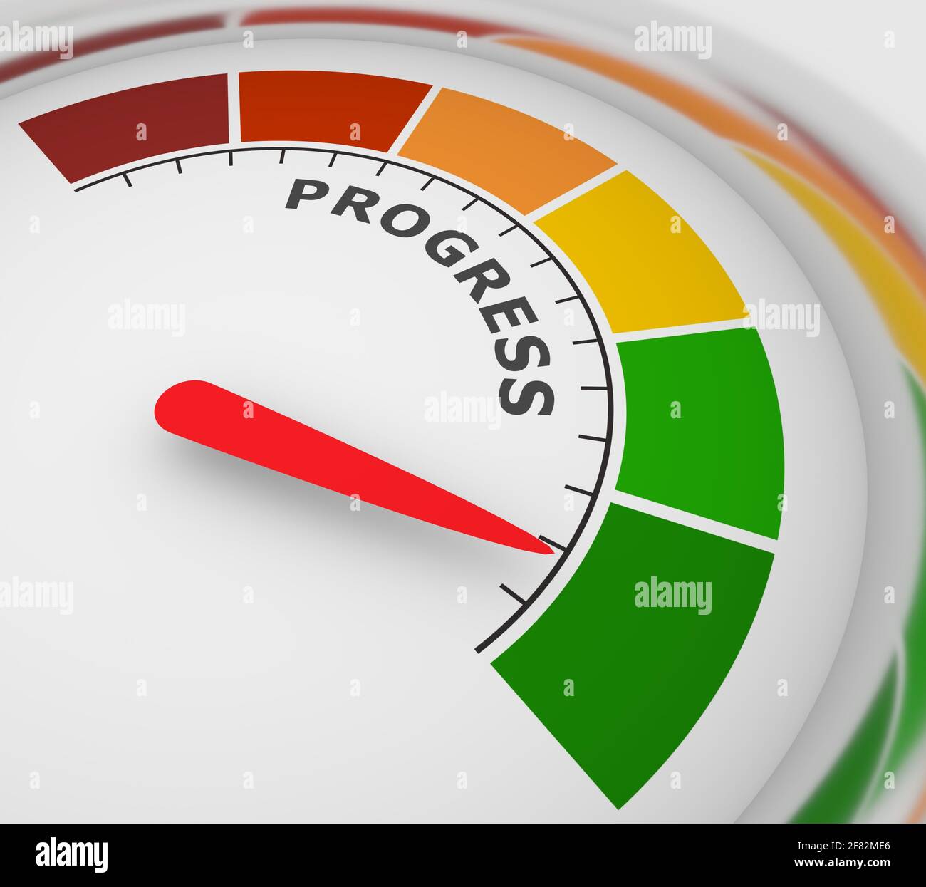 Color tachometer, speedometer icon, performance measurement symbol ...