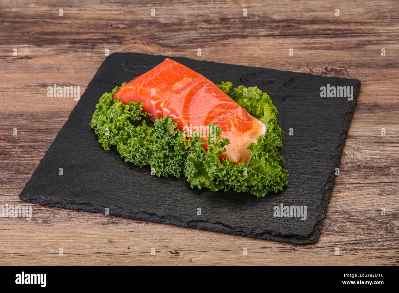 Tasty Salmon fillet slice for cooking Stock Photo - Alamy