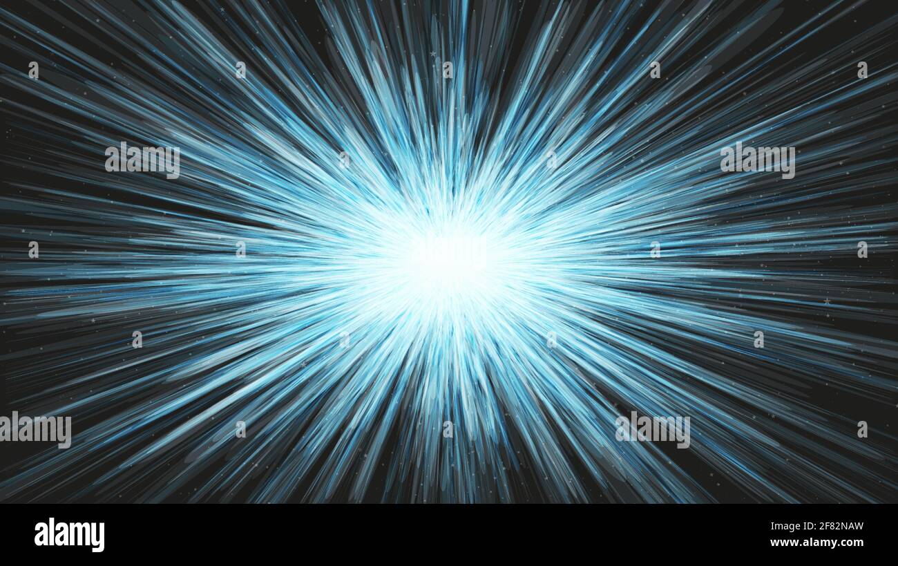 Speed Light on Galaxy Background.Warp and Teleport concept design ...