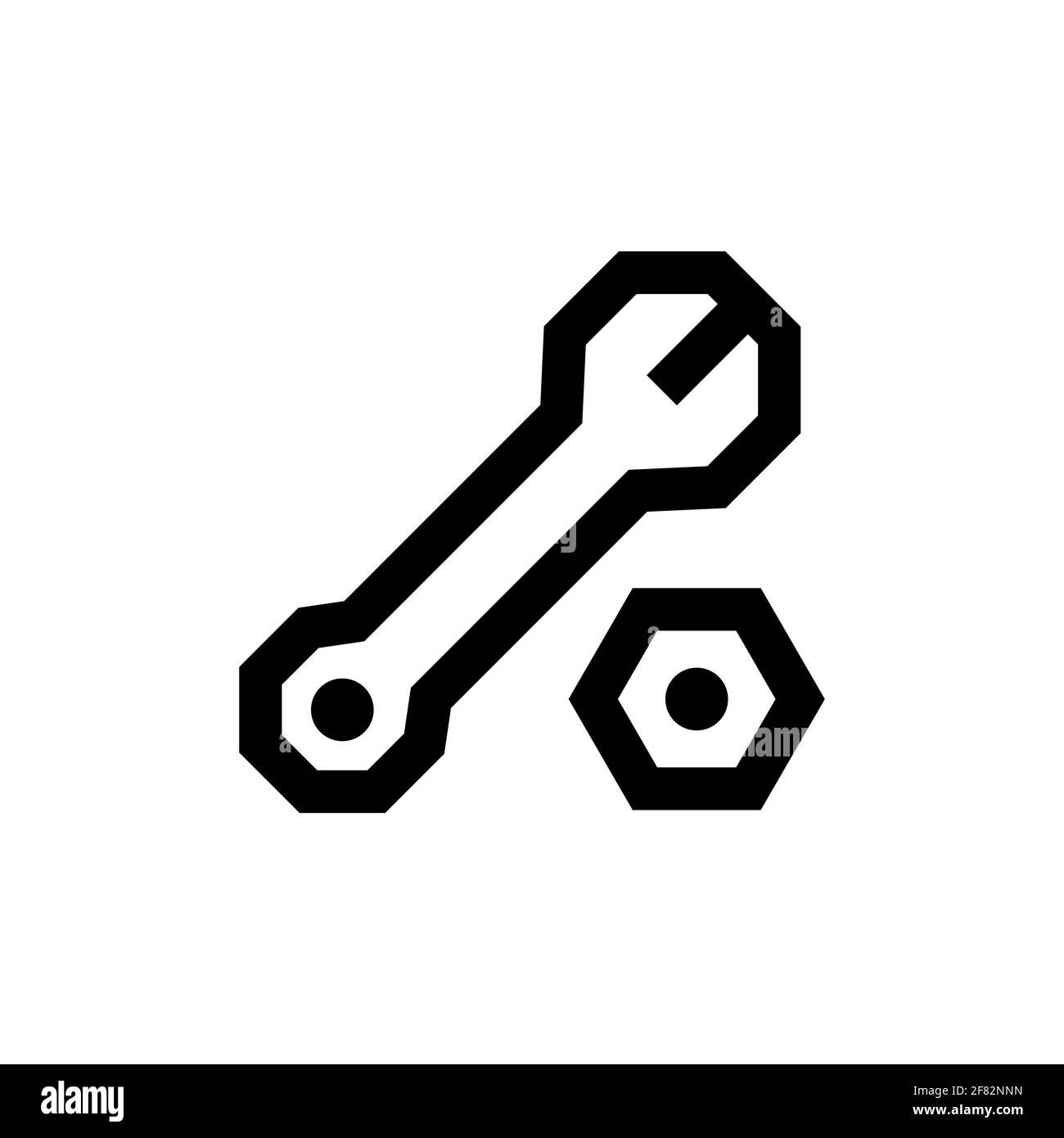 Wrench outline Black and White Stock Photos & Images - Alamy