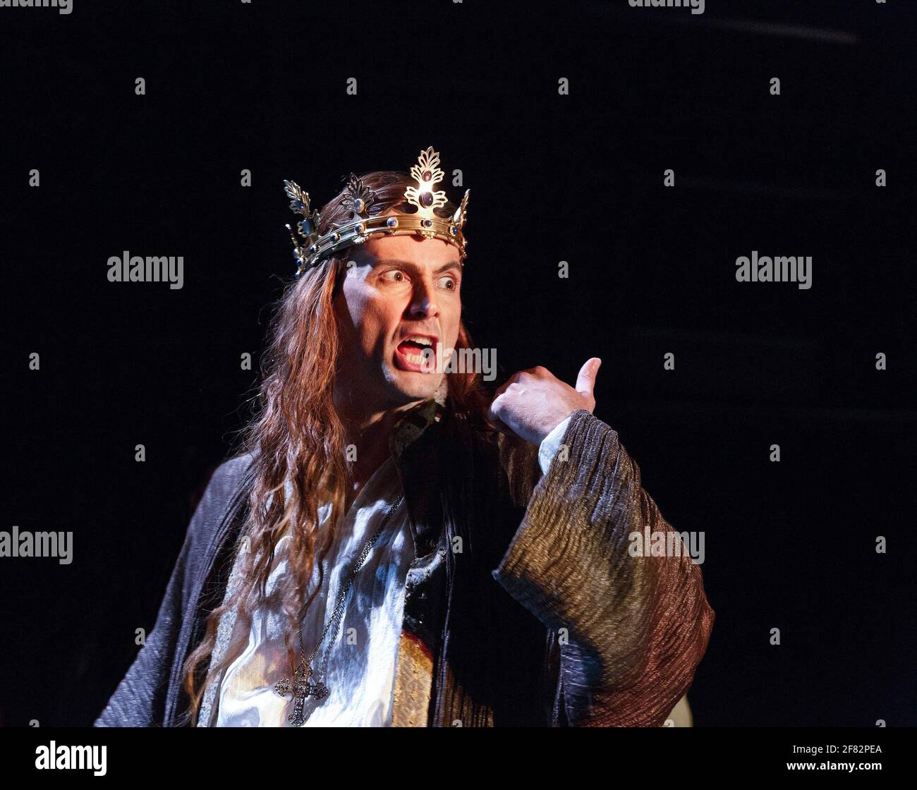 David Tennant King Richard Ii In Richard Ii By Shakespeare At The Royal Shakespeare Company