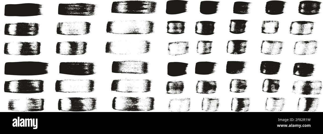 Flat Calligraphy Paint Brush Regular Straight Lines Mix High Detail ...