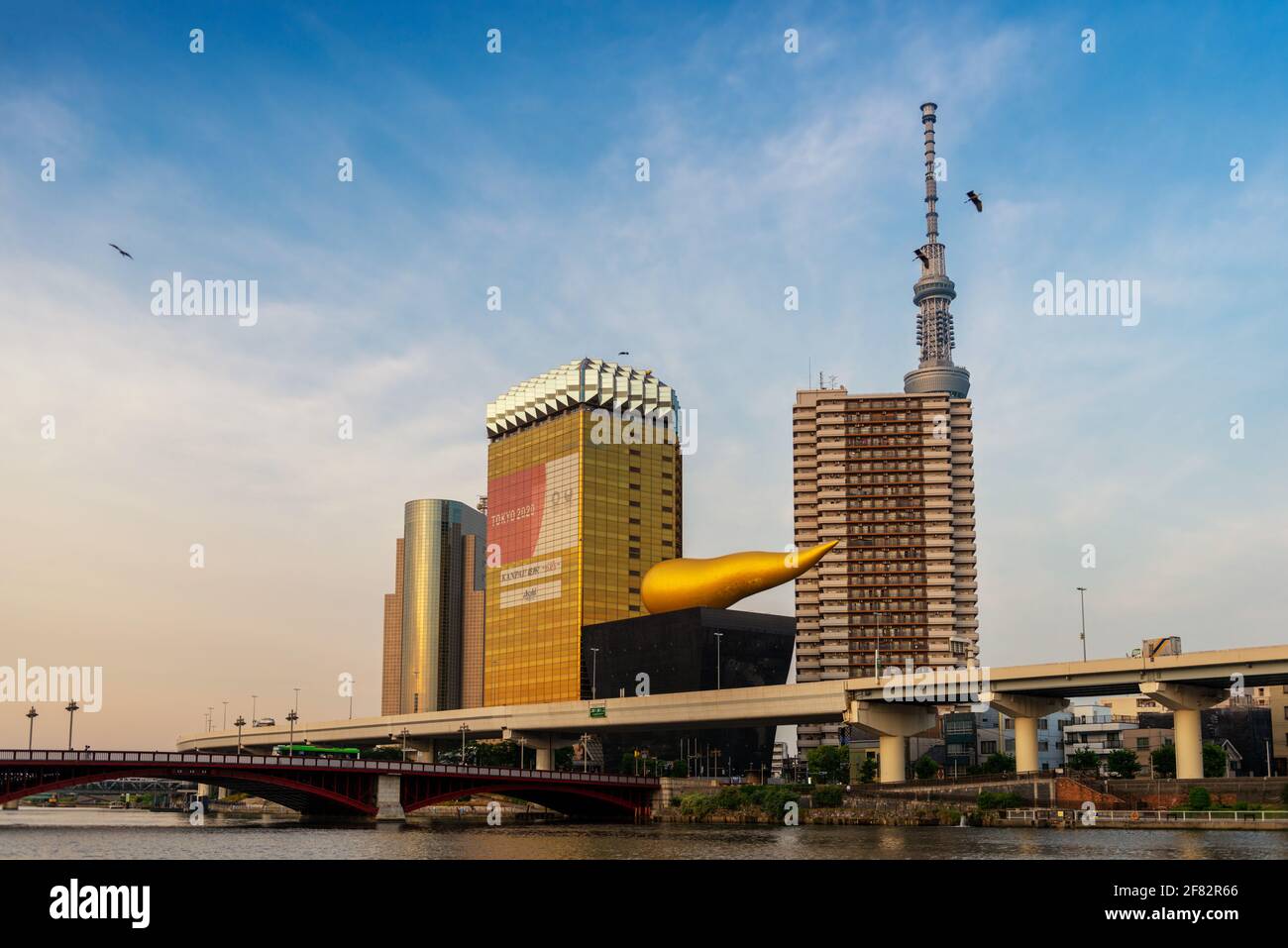 Tokyo, Japan, June 9, 2020: Scene of famous landmark Tokyo Skytree ...