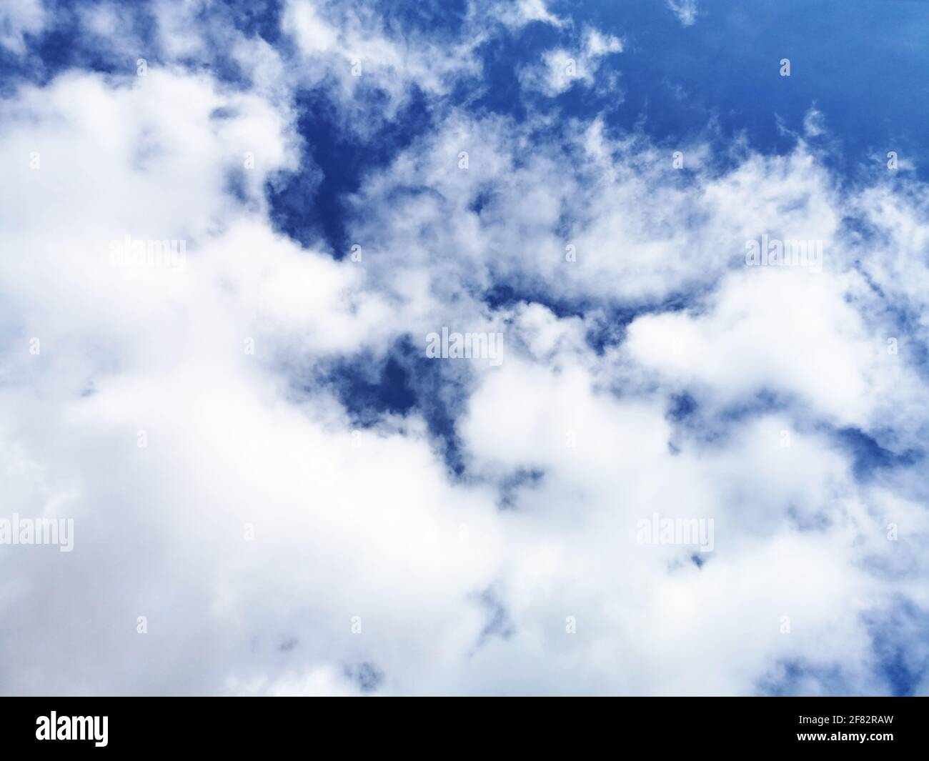 A beautiful scenery of white clouds in the sky Stock Photo - Alamy