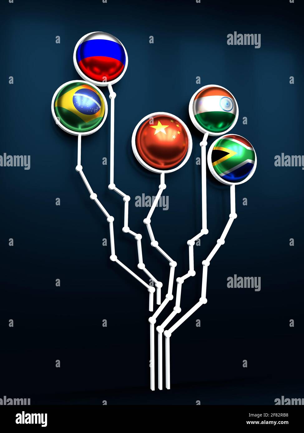 Emerging market flags hi-res stock photography and images - Alamy