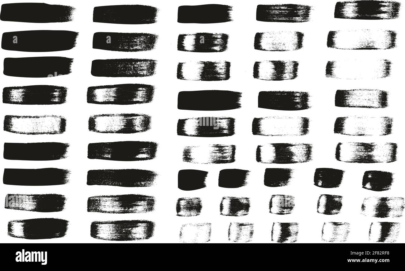 Flat Calligraphy Paint Brush Regular Straight Lines Mix High Detail ...