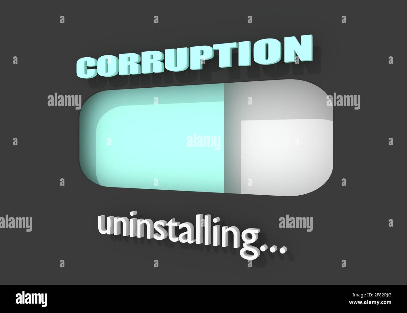 Corruption level indicating. Color scale. Colorful infographic element ...