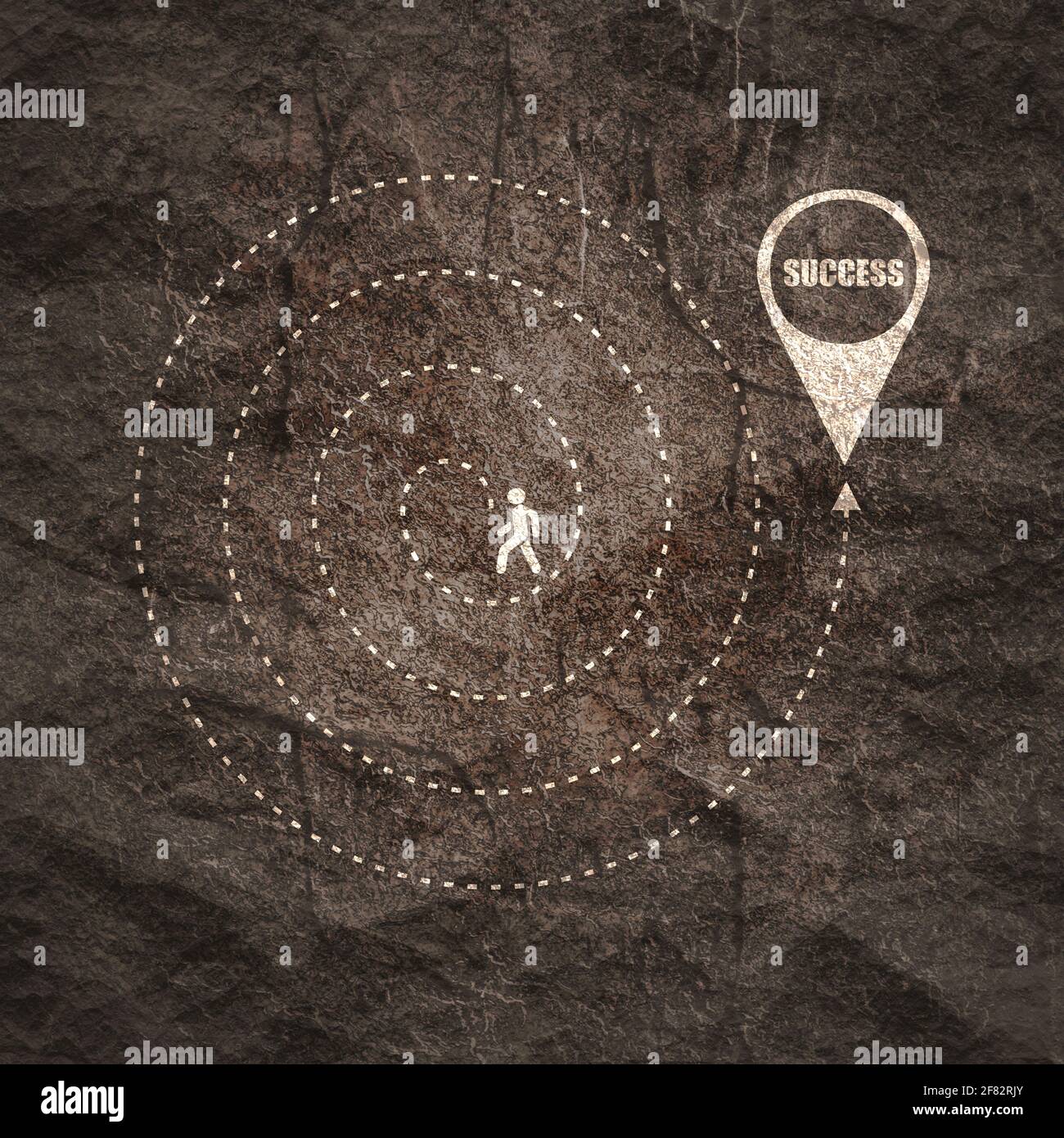 Business concept. Pathway from startup to success Stock Photo - Alamy