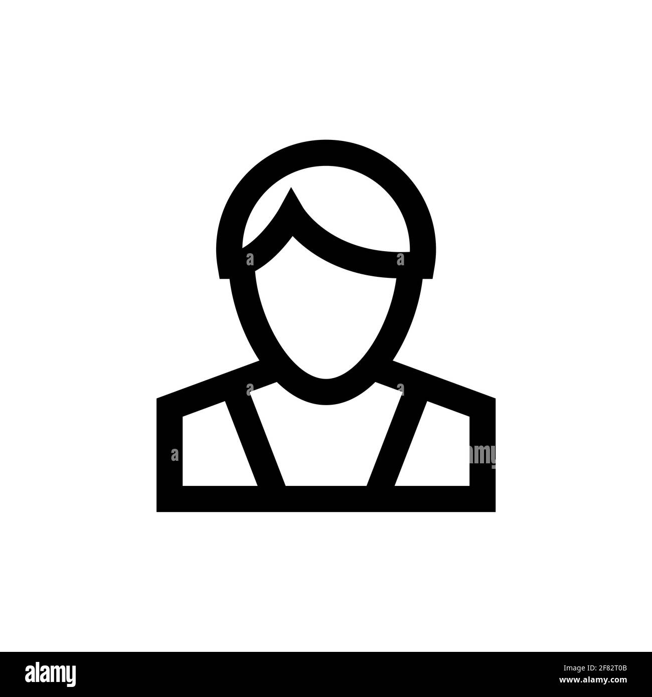 Simple person outline hi-res stock photography and images - Alamy