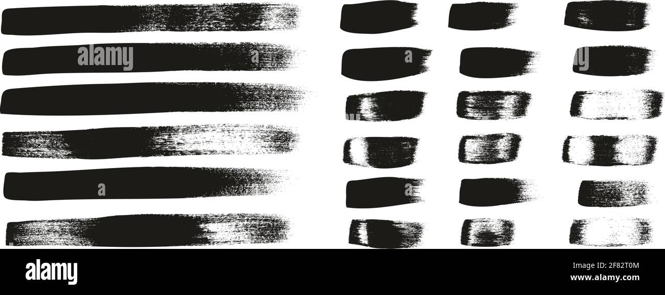 Flat Calligraphy Paint Brush Regular Straight Lines Mix High Detail ...