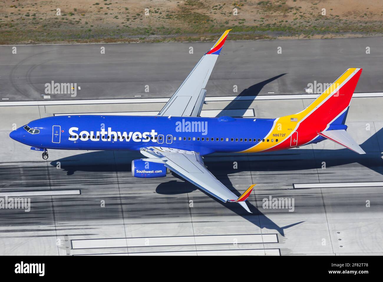 Los Angeles, USA – 20. February 2016: Southwest Airlines Boeing 737-800 ...