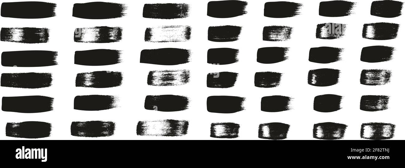 Flat Calligraphy Paint Brush Regular Straight Lines Mix High Detail ...