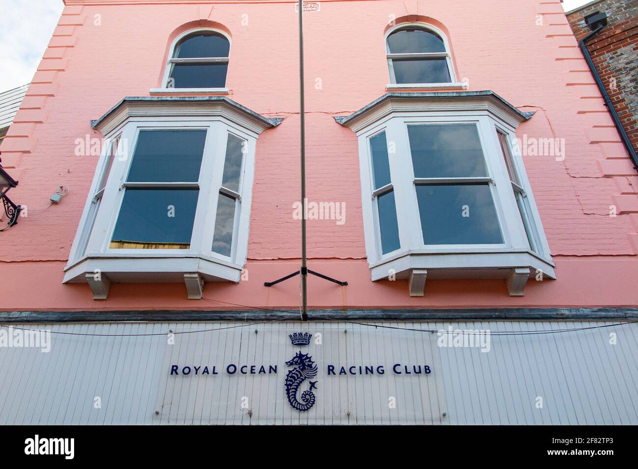The Royal Ocean Racing Club in Cowes, Ilse of Wight Stock Photo - Alamy