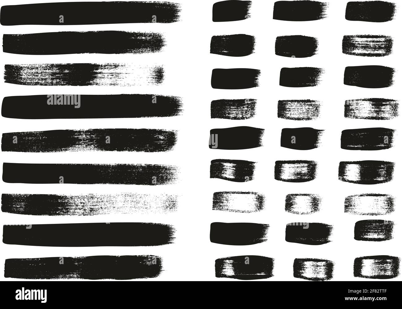 Flat Calligraphy Paint Brush Regular Straight Lines Mix High Detail ...