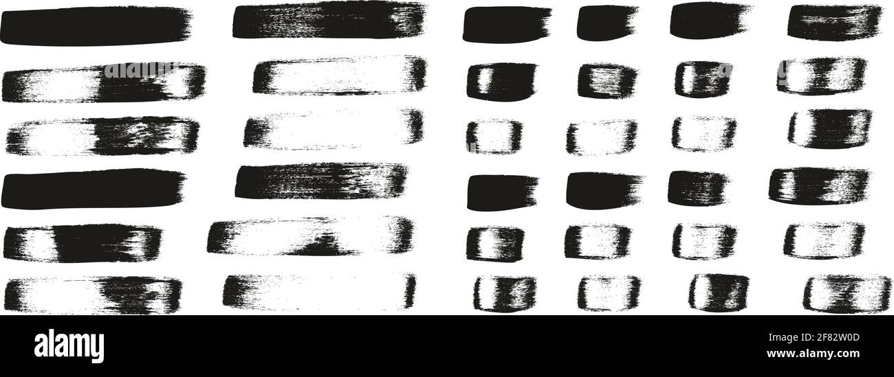 Flat Calligraphy Paint Brush Regular Straight Lines Mix High Detail ...