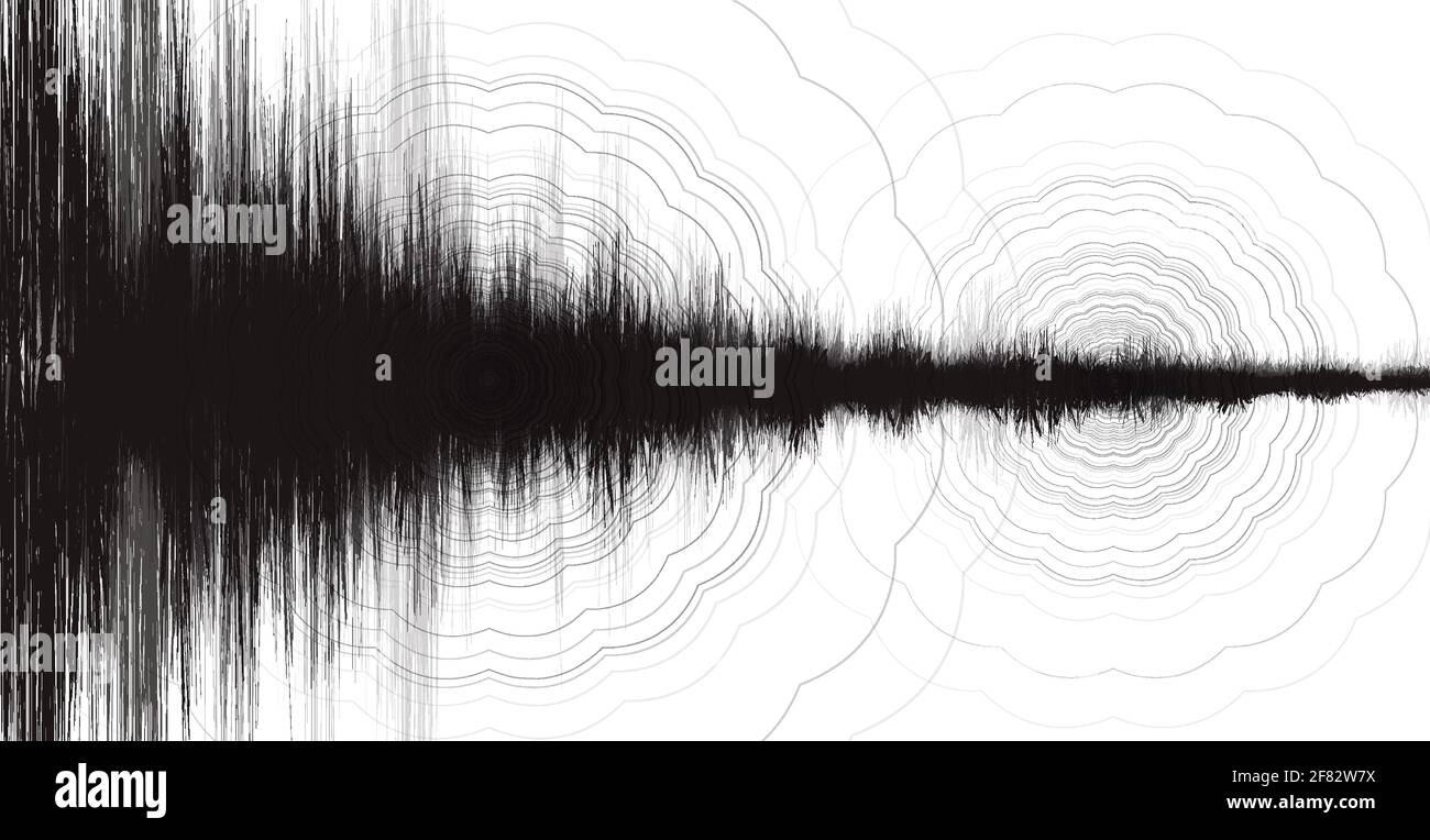 Super Earthquake Wave Low and Hight richter scale with Circle Vibration ...
