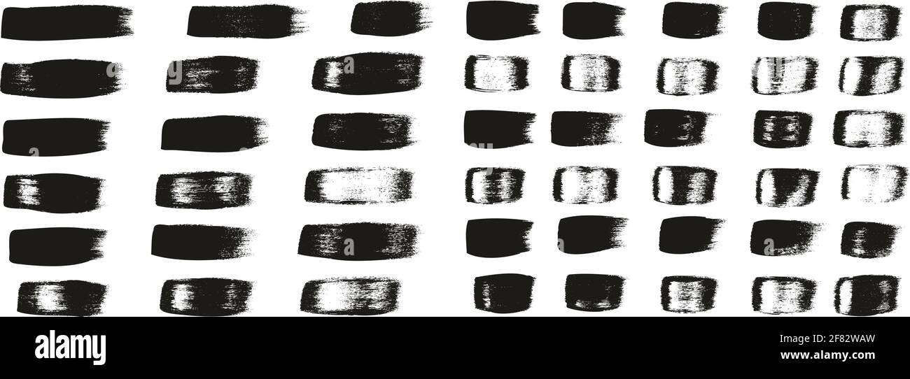 Flat Calligraphy Paint Brush Regular Straight Lines Mix High Detail ...