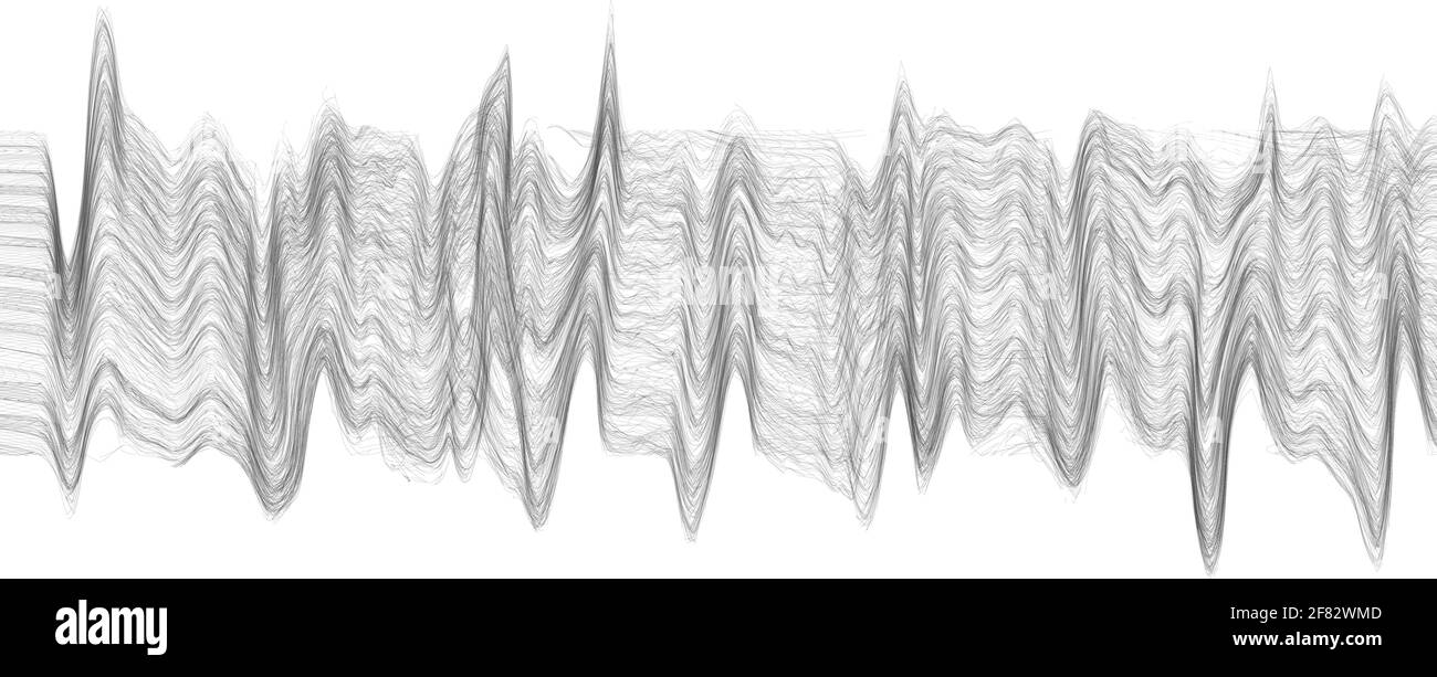 Abstract Sound Wave on White paper background,audio wave diagram ...