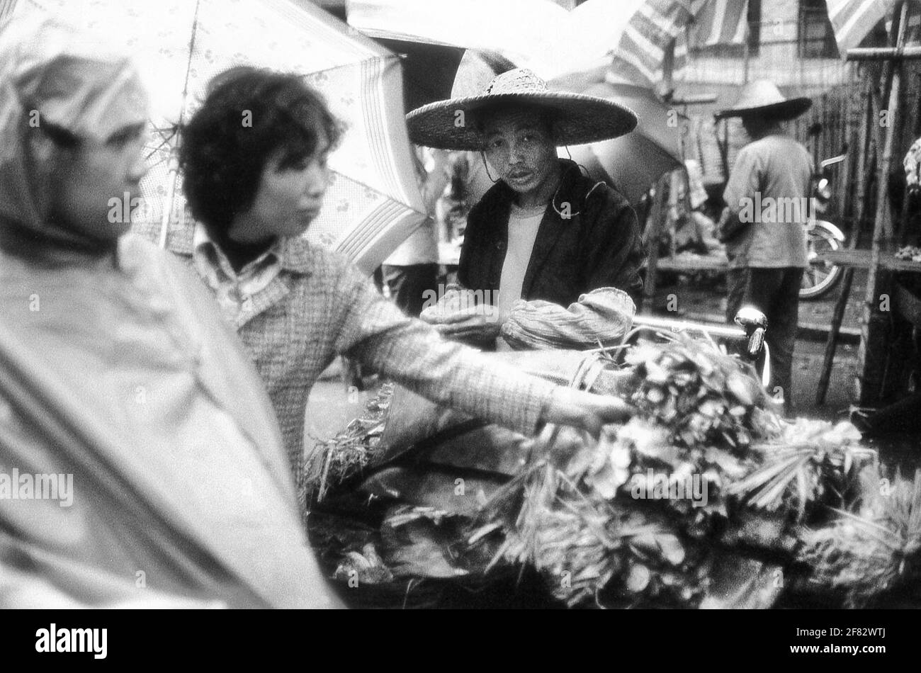 Street scenes of Guangzhou China 1985 Stock Photo - Alamy