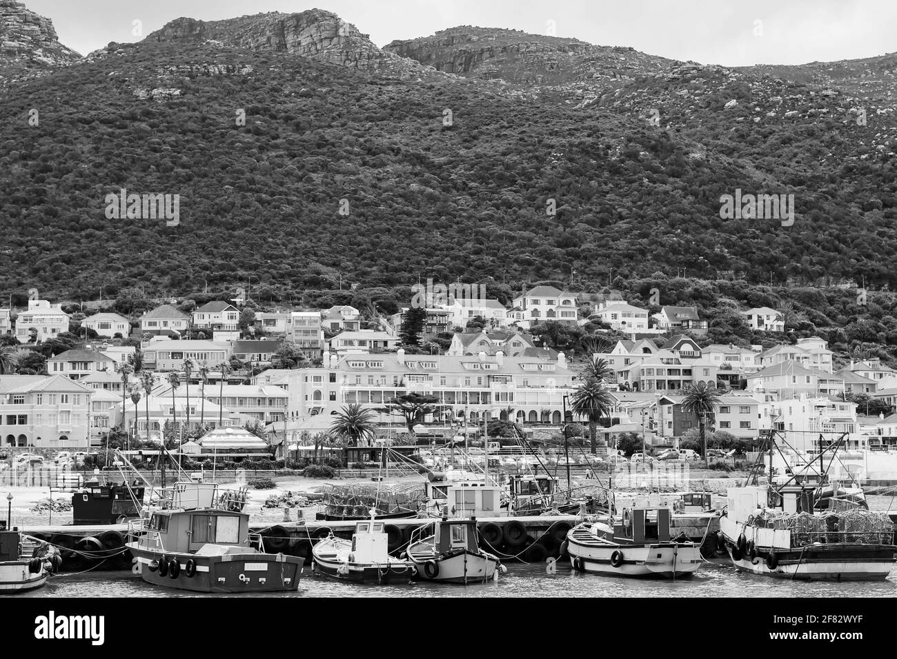 Small town ocean in Black and White Stock Photos & Images - Alamy