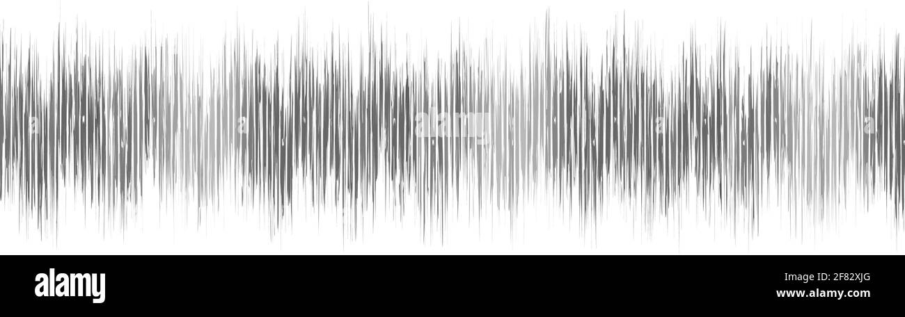 Gray Sound Wave on White paper background,earthquake wave diagram ...