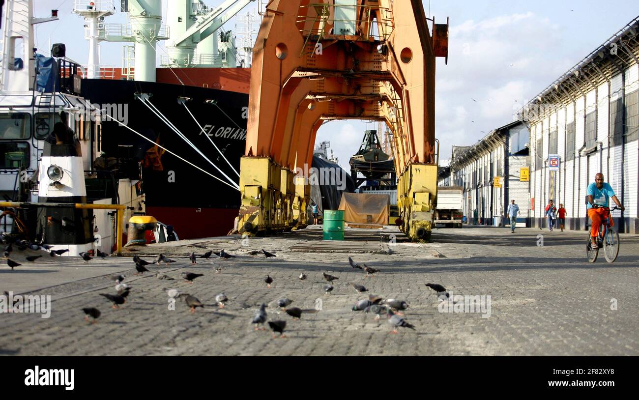 salvador, bahia / brazil - september 4, 2014: ship seen during the ...