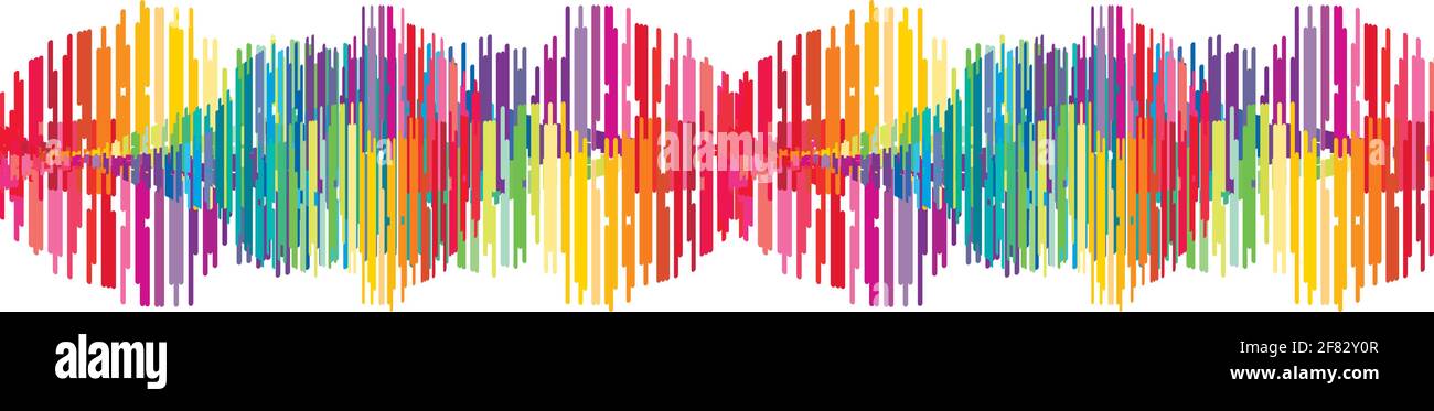 Abstract Colorful Digital Sound Wave Background,technology,earthquake wave and Equalizer line ...