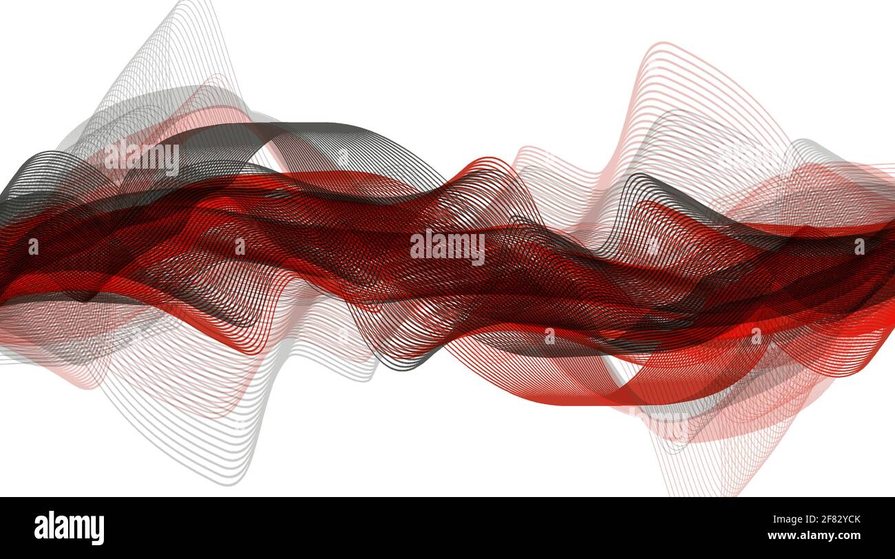 Red and Black Sound Wave background,Earthquake wave diagram concept ...