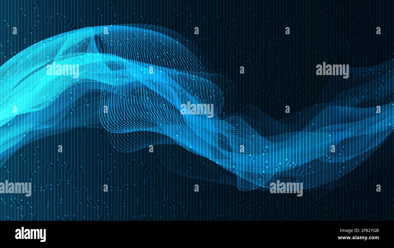 Waving Digital Sound Wave Background,technology and earthquake wave ...