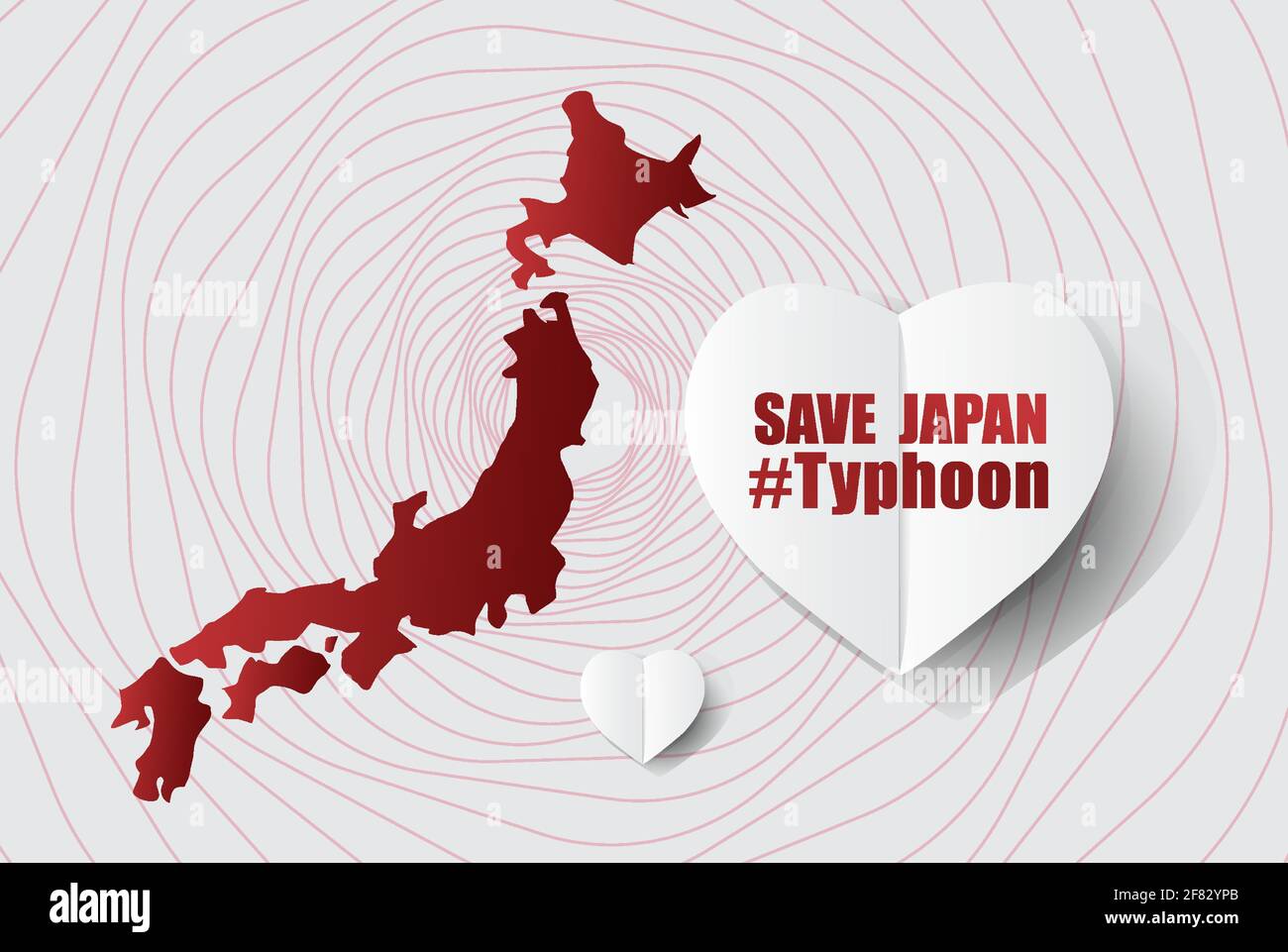 Save for japan Message on Gray background; design for Support and help ...