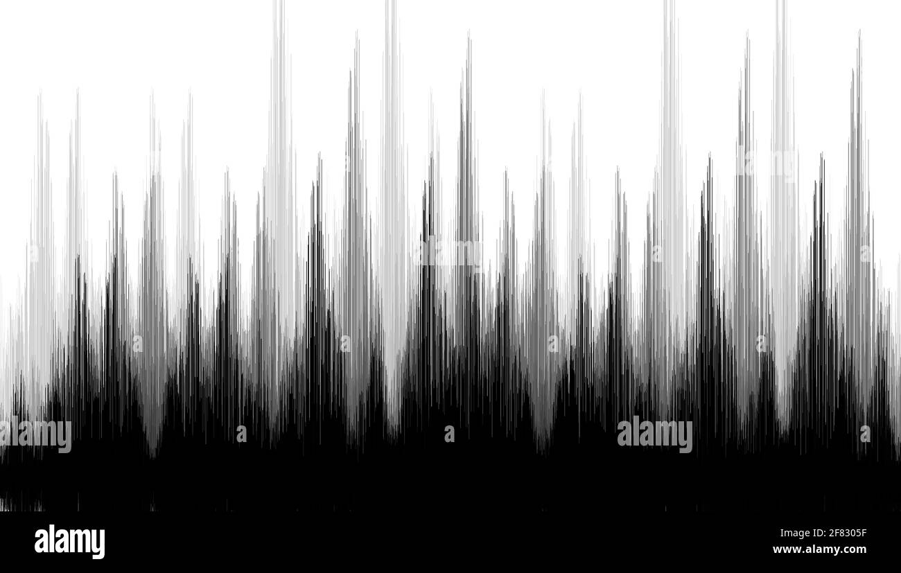 Moving Earthquake Wave on White paper background,Sound wave diagram ...