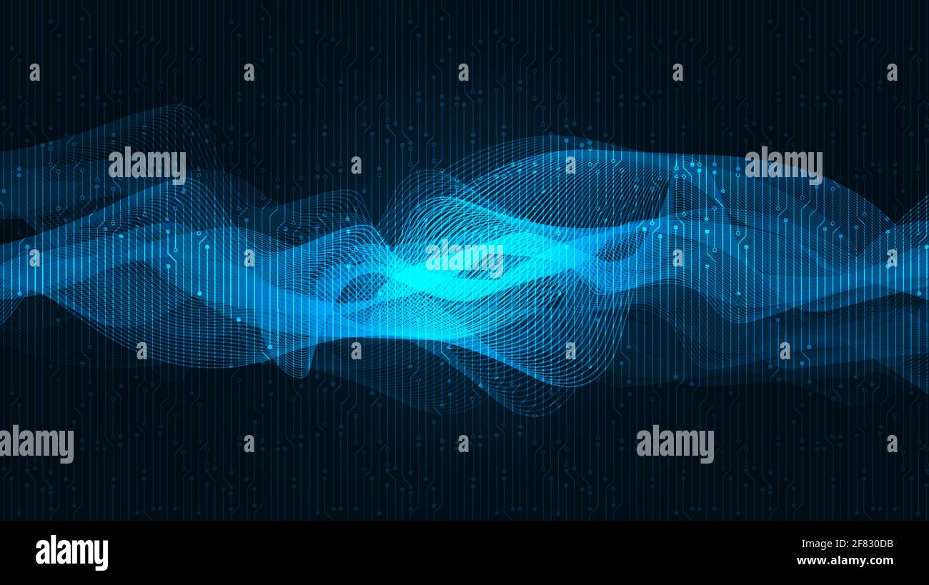 Digital Sound Wave Background,technology and earthquake wave diagram ...
