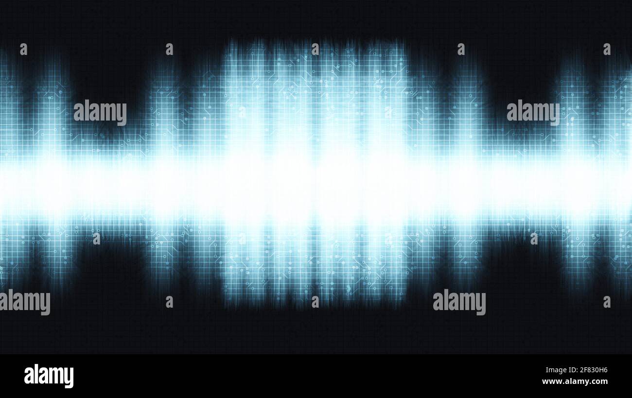 Sonic Wave Background,technology and earthquake wave diagram concept ...