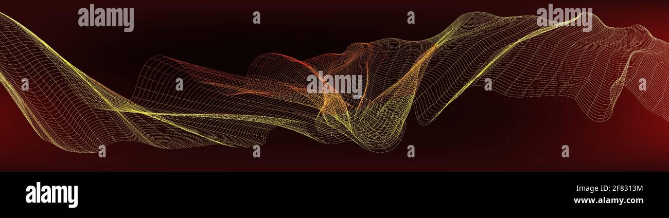 Panorama Electronic Sound wave Background,earthquake wave diagram ...