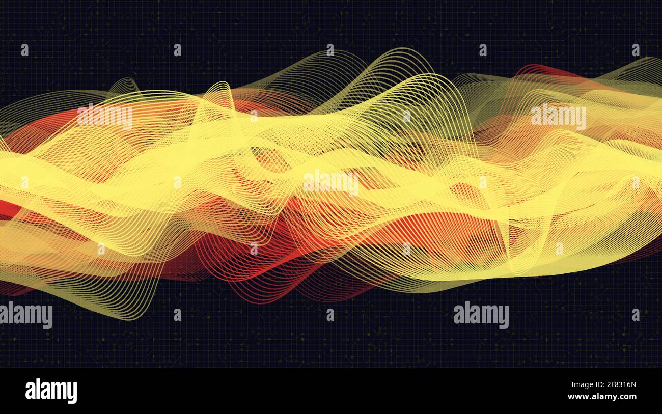 Modern Digital Sound Wave on Background,technology and earthquake wave ...